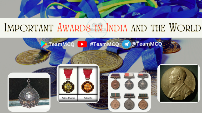 Important Awards in India and the World 21th Century: An Insightful ...