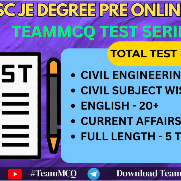 SSC JE - TeamMCQ